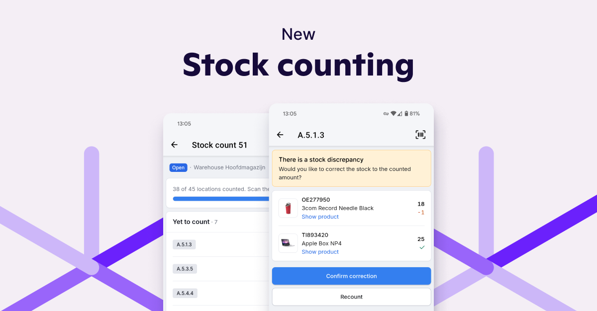New: Stock counting - Picqer Blog
